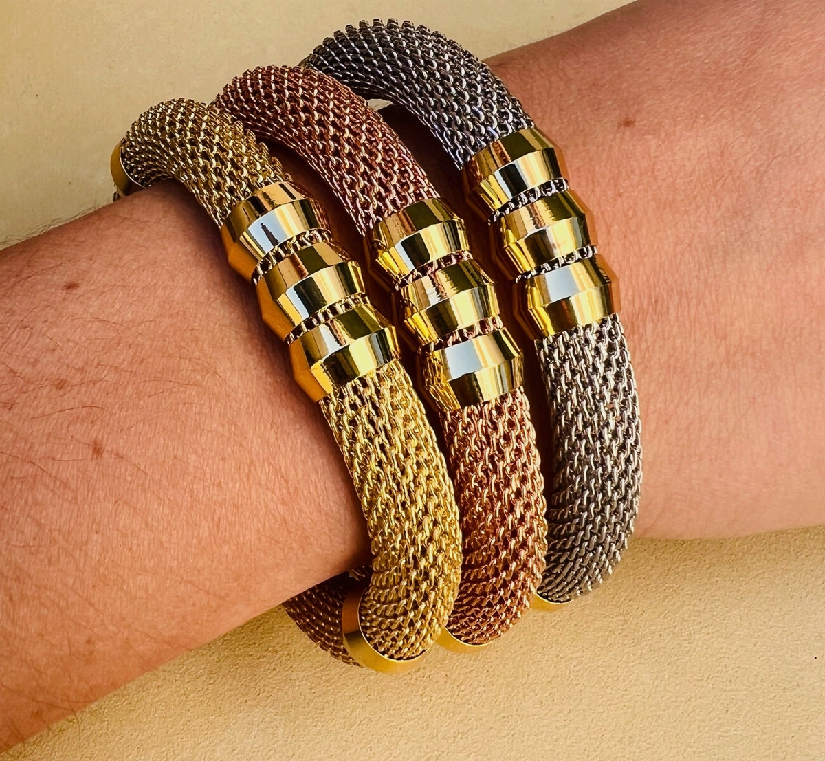 Classic Mesh Bracelets – Tenfold Collective