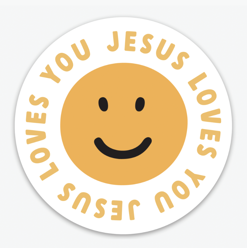 Jesus Loves You Sticker – Tenfold Collective