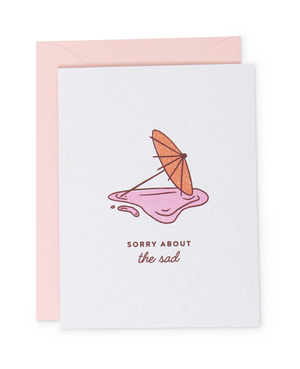 Sorry About The Sad Greeting Card – Tenfold Collective